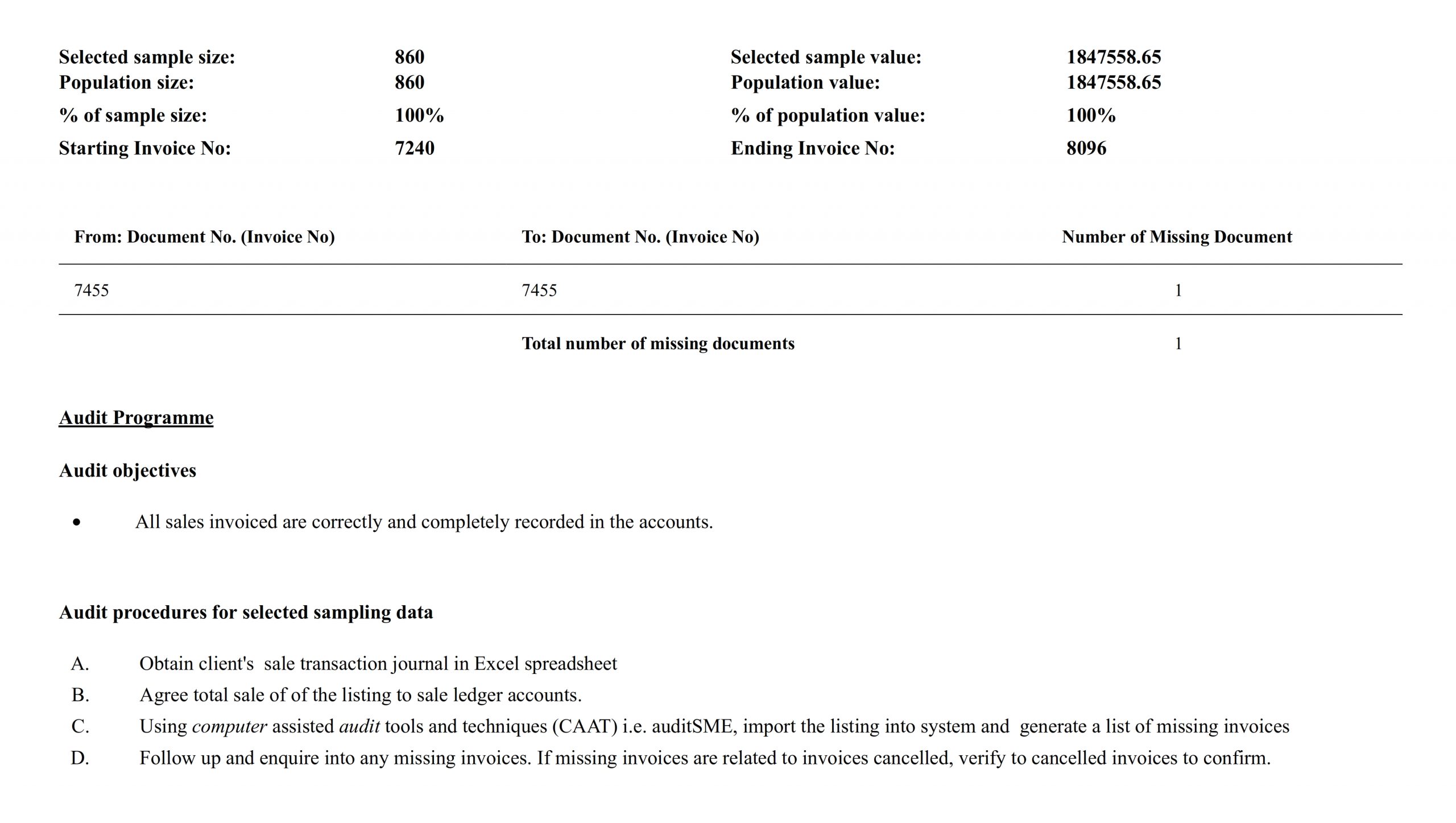 gap - AuditSME - Web based Auditing Software MPERS